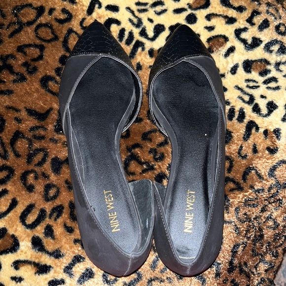 Nine West | Shoes | Nine West Size Black Flats Nwot | Poshmark
